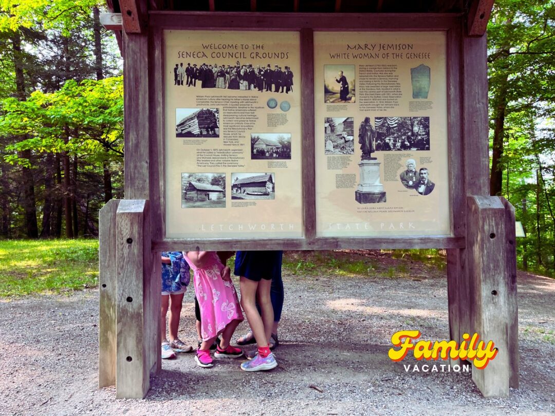 Mary Jemison Statue At Letchworth State Park (and Council Grounds ...