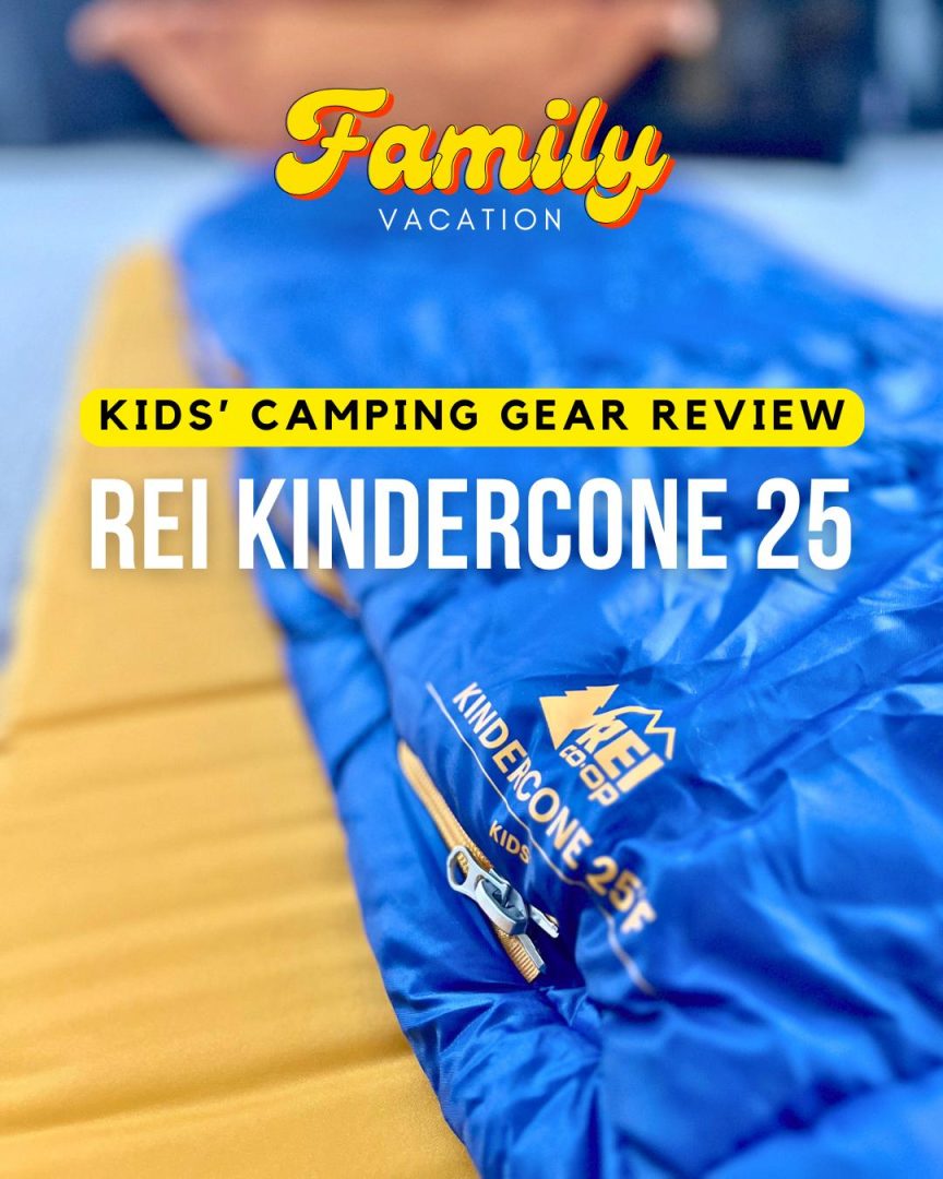 Kids Camping Gear - REI Kindercone 25 Sleeping Bag And Kindercamp ...